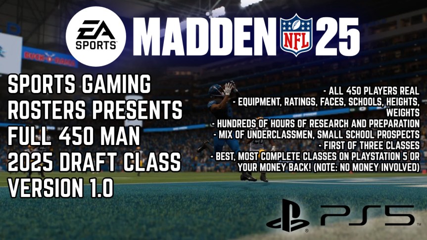 Madden NFL 25 – COMPLETE 2025 Draft Class v 1.0 OUT NOW!!! – Sports ...